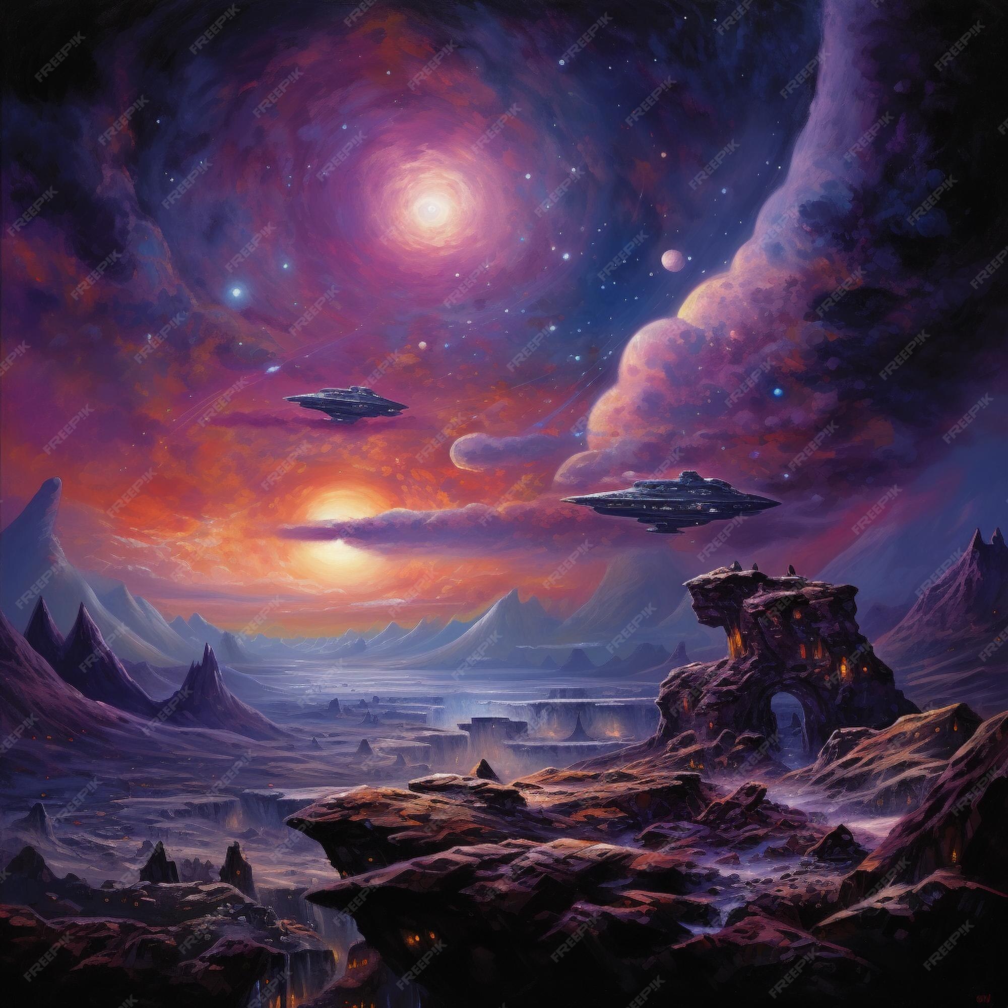 Premium Photo | Interstellar Voyage Exploring the Depths of Infinite Space Premium Photo | Interstellar Voyage Exploring the Depths of Infinite Space