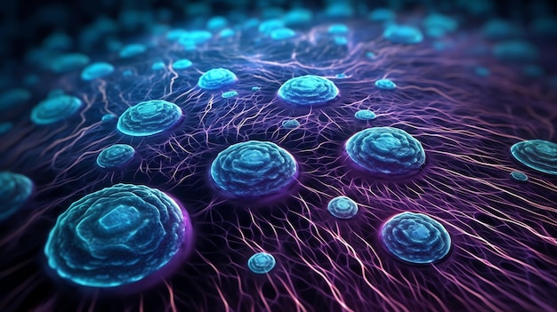 Premium AI Image | The intricate dance of mitosis background wallpaper Premium AI Image | The intricate dance of mitosis background wallpaper