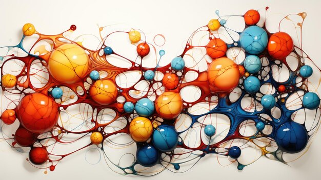Intricate network of interconnected lines | Premium AI-generated image Intricate network of interconnected lines | Premium AI-generated image