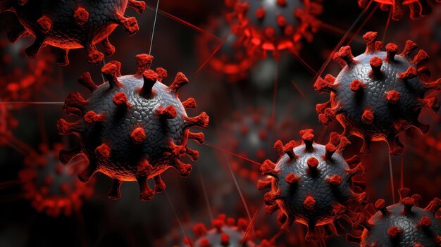 Premium AI Image | The Intricate Structure of COVID 19 Premium AI Image | The Intricate Structure of COVID 19