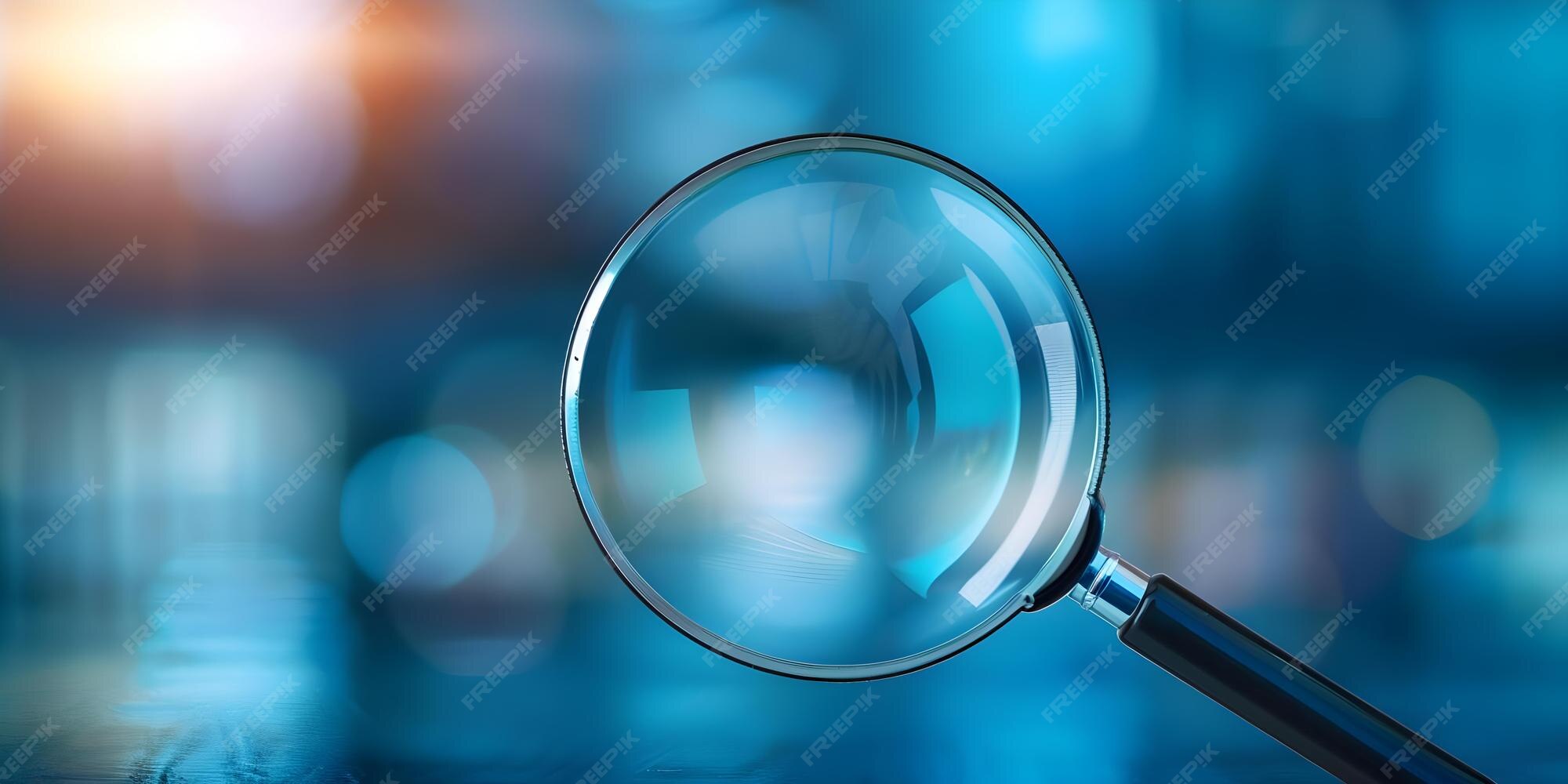 Investigating Incidents A Businessman Uses a Magnifying Glass for Root ... Investigating Incidents A Businessman Uses a Magnifying Glass for Root ...