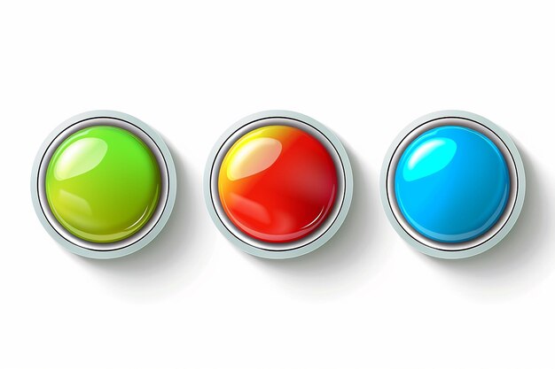 Premium Photo | Isolated Loading Buttons on White Background Premium Photo | Isolated Loading Buttons on White Background