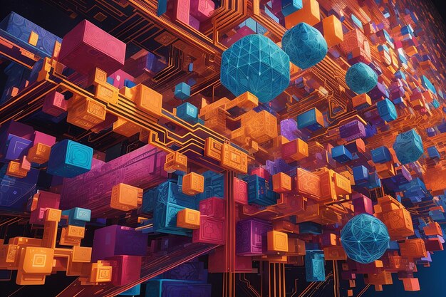 Premium Photo | Isometric design concept virtual reality and augmented reality software ...