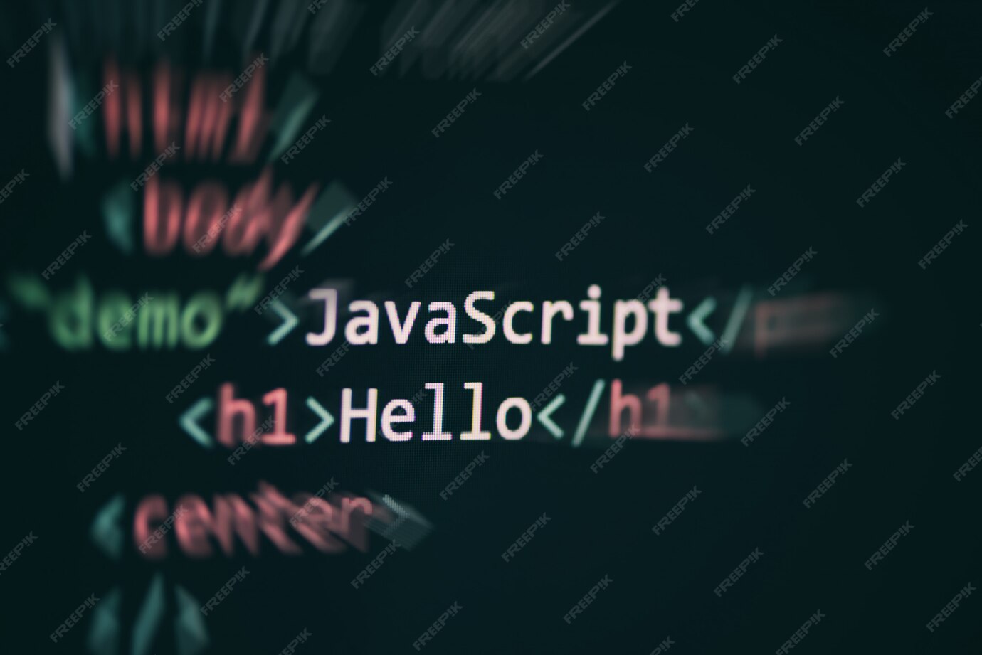 Premium Photo | Javascript code computer language programming internet text editor components