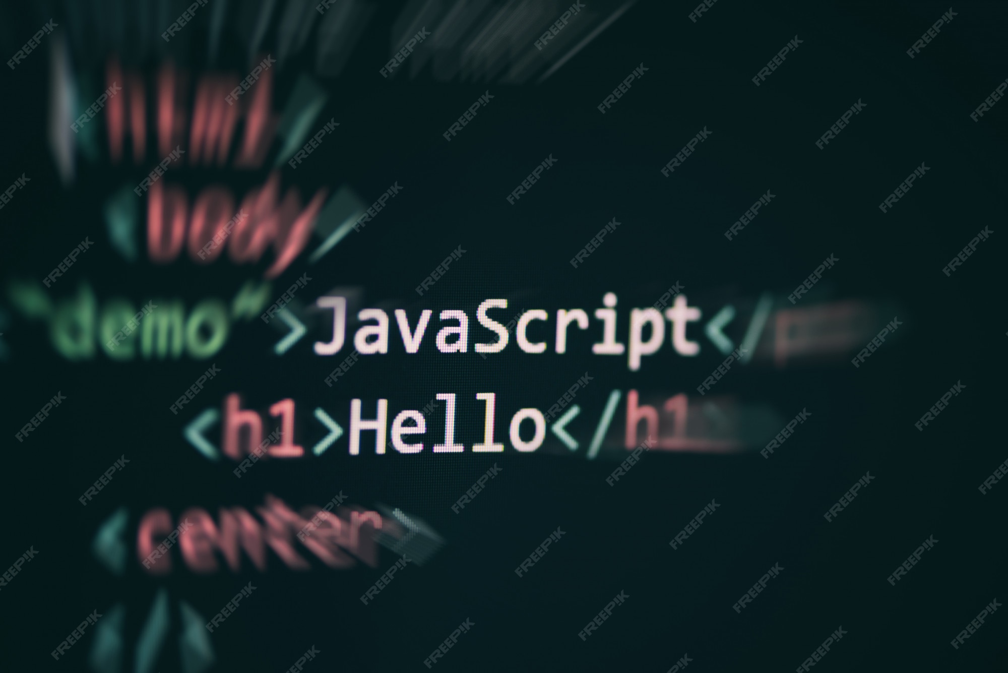 Premium Photo | Javascript code computer language programming internet text editor components