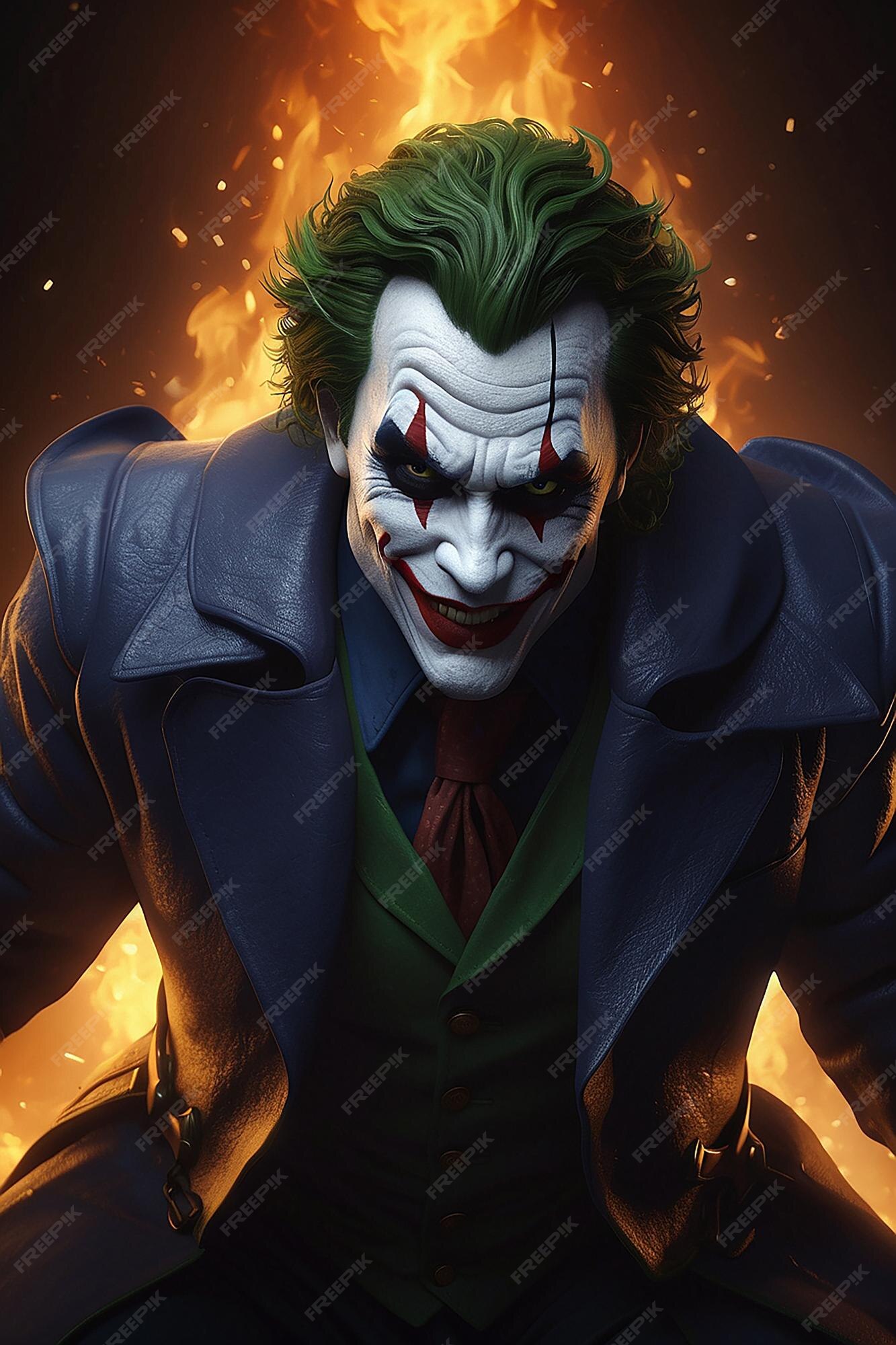 Premium Photo | Joker Heath Ledger Illustration iconic joker pose from ... Premium Photo | Joker Heath Ledger Illustration iconic joker pose from ...