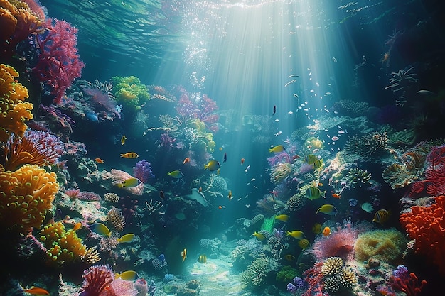 Premium Photo | Journey into the Enchanting Realm Beneath the Waves Premium Photo | Journey into the Enchanting Realm Beneath the Waves