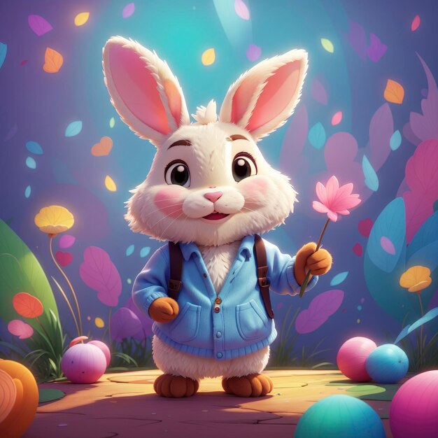 Premium AI Image | Joyful Journey through Bunny Premium AI Image | Joyful Journey through Bunny