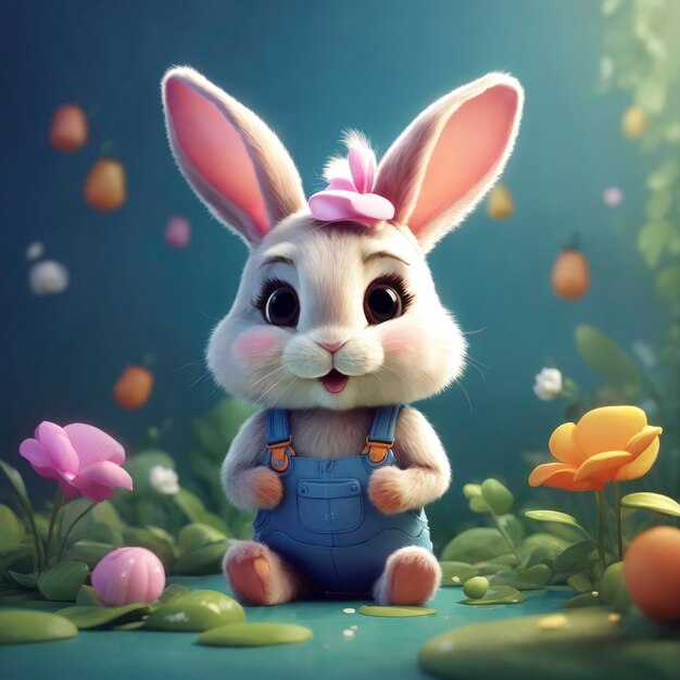 Premium AI Image | Joyful Journey through Bunny Premium AI Image | Joyful Journey through Bunny