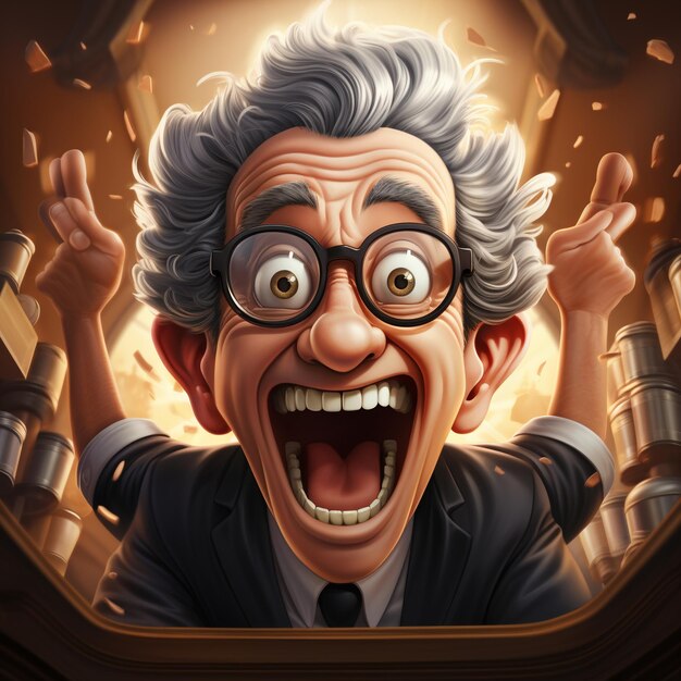 Premium AI Image | judge in action 3d rendering Premium AI Image | judge in action 3d rendering