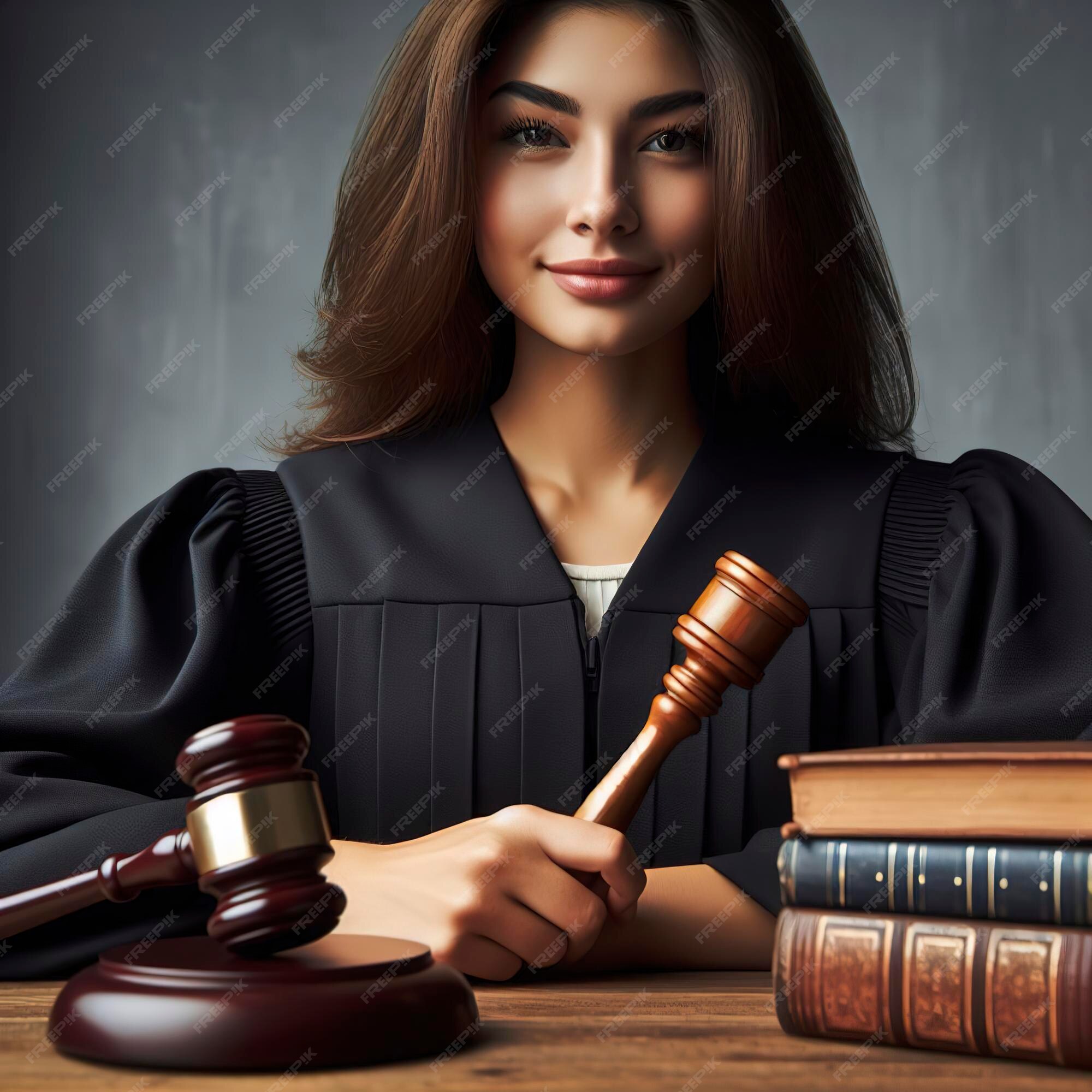 Premium AI Image | Judge gavel with books on wooden table Premium AI Image | Judge gavel with books on wooden table