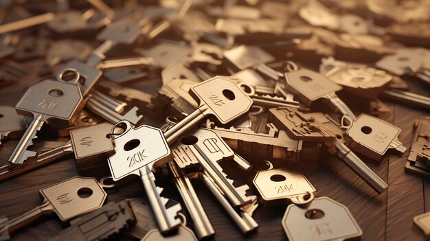 Premium AI Image | Keys and Homeownership Concept Premium AI Image | Keys and Homeownership Concept