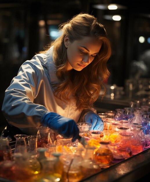 Premium AI Image | Laboratory Alchemy Transforming Ideas into Reality Premium AI Image | Laboratory Alchemy Transforming Ideas into Reality