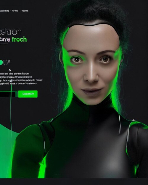 Premium Photo | Landing page personal virtual ai voice assistant Premium Photo | Landing page personal virtual ai voice assistant