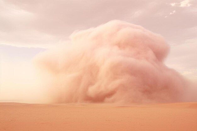 Premium Photo | A large dust cloud in the middle of a desert Premium Photo | A large dust cloud in the middle of a desert