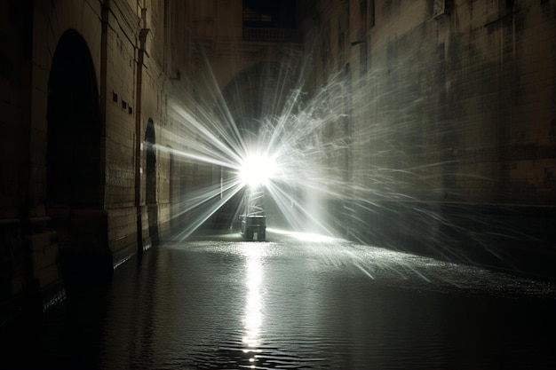 Premium Photo | A laser light show projecting images onto a water screen Premium Photo | A laser light show projecting images onto a water screen
