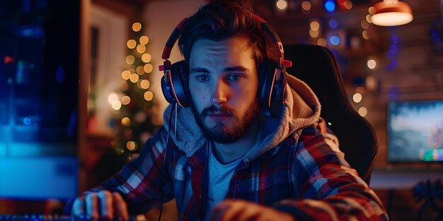 Premium Photo Late Night Coding Session As Game Developer Works Diligently On Computer Concept 9878