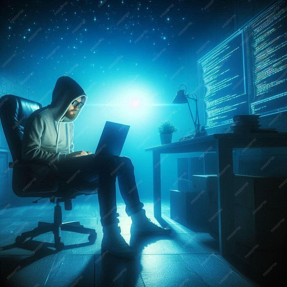 Late Night Coding Session | Premium AI-generated image Late Night Coding Session | Premium AI-generated image