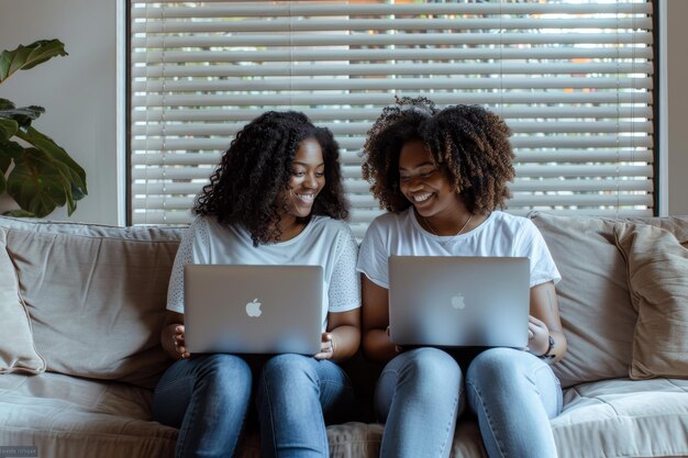 Latin mother and daughter using laptop to interact online surfing ... Latin mother and daughter using laptop to interact online surfing ...