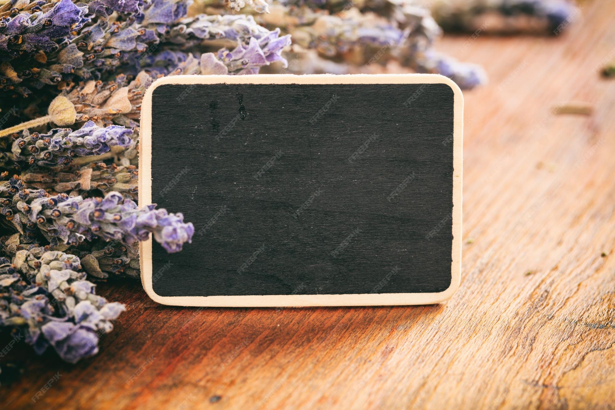 Premium Photo | Lavender bunch on wooden background Premium Photo | Lavender bunch on wooden background