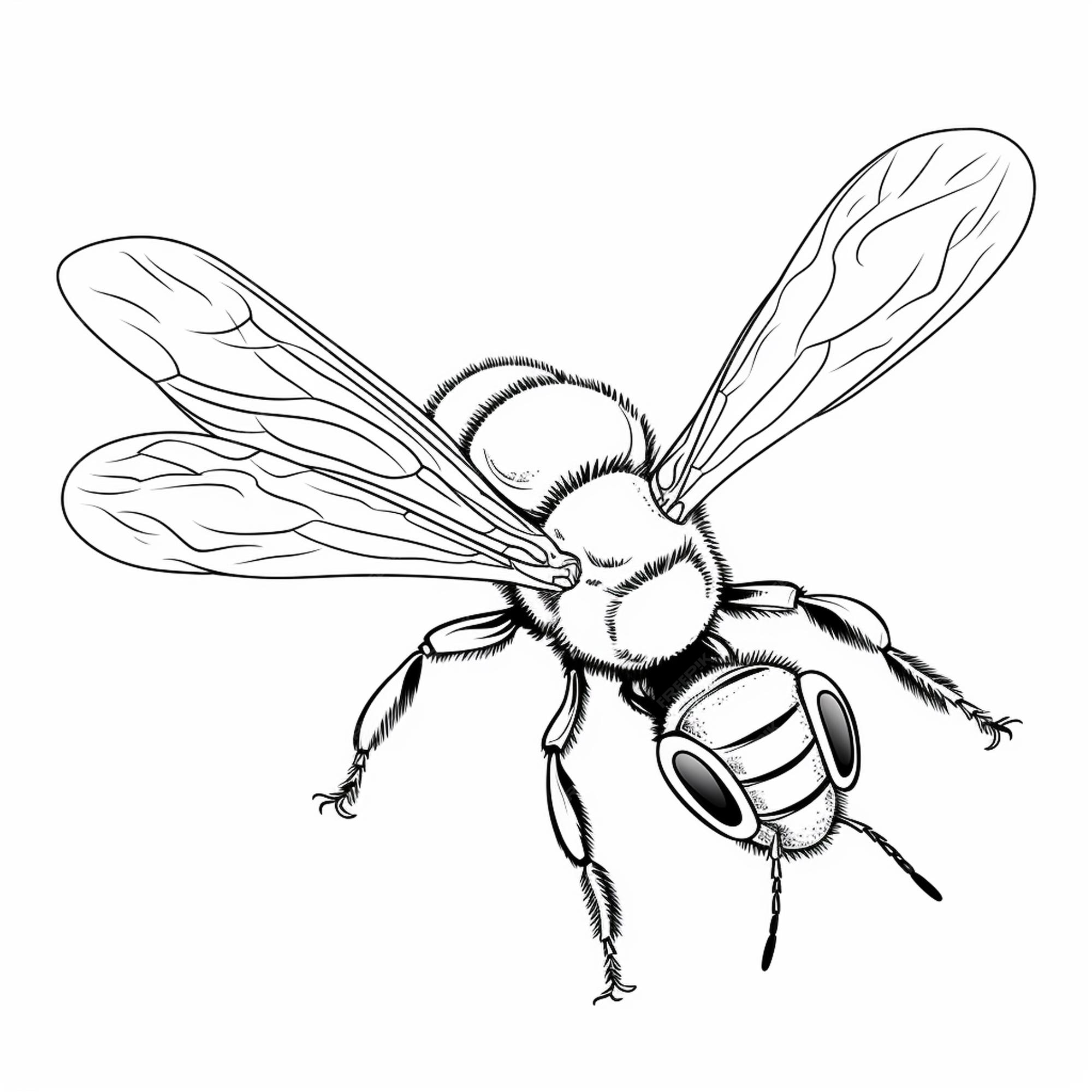 Premium Photo | Leafcutter Bee kid art cute angel flat coloring book ... Premium Photo | Leafcutter Bee kid art cute angel flat coloring book ...