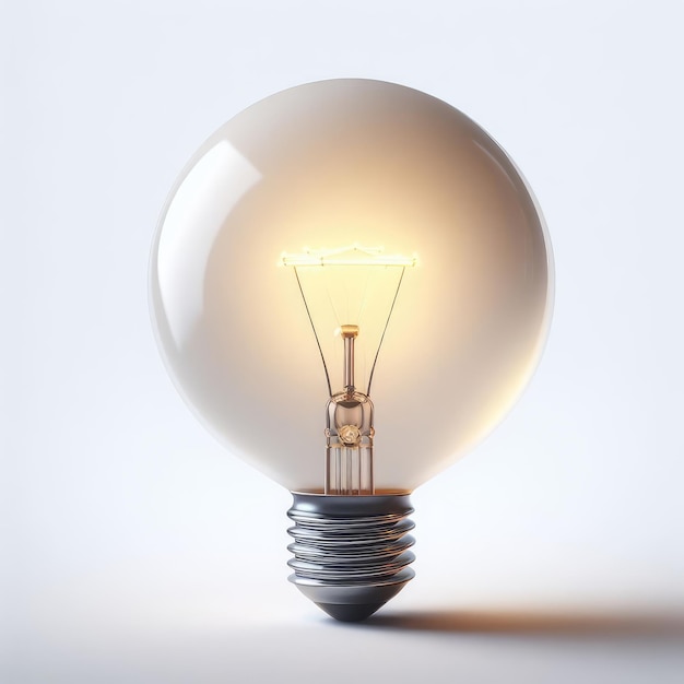 Premium Photo | Light bulb on white background Premium Photo | Light bulb on white background