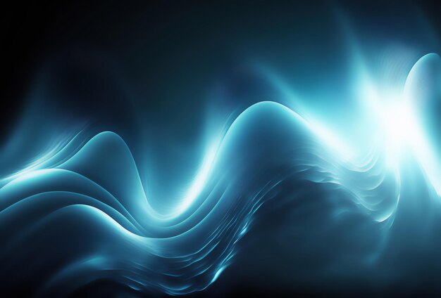 Premium AI Image | Light trail Glowing wave Curve flare Defocused blue ... Premium AI Image | Light trail Glowing wave Curve flare Defocused blue ...