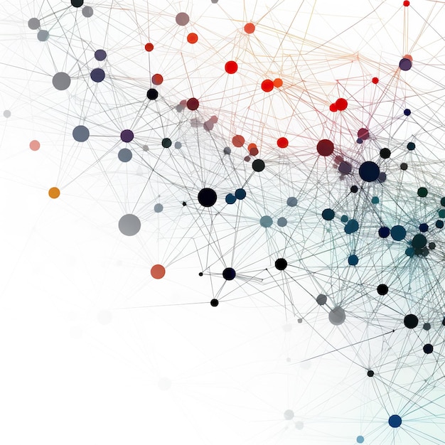 Premium AI Image | lines connected dots white background ai network Premium AI Image | lines connected dots white background ai network