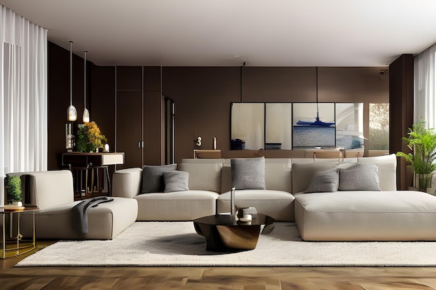 Premium AI Image | Living Room Interior Design Creating a Space for ... Premium AI Image | Living Room Interior Design Creating a Space for ...
