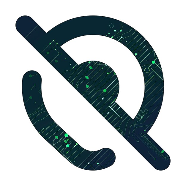 Premium Photo | Location dot slash icon green technology texture Premium Photo | Location dot slash icon green technology texture