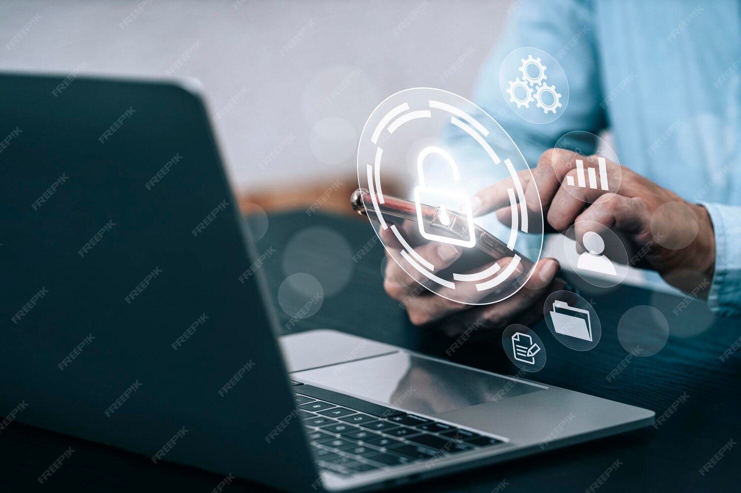 Premium Photo Login And Password Of Cyber Security And Networking Concept User Typing Password