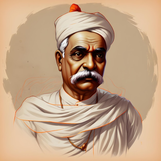 Lokmanya Tilak Freedom Fighter and Leader | Premium AI-generated image Lokmanya Tilak Freedom Fighter and Leader | Premium AI-generated image
