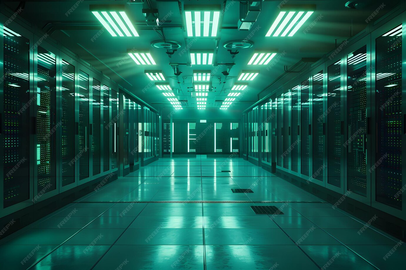 Premium Photo | A long empty room with a light that says de la la la la Premium Photo | A long empty room with a light that says de la la la la