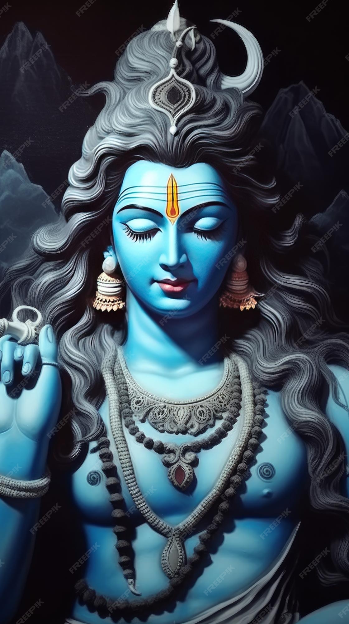 Premium Photo | Lord Shiva amazing portrait generative AI Premium Photo | Lord Shiva amazing portrait generative AI
