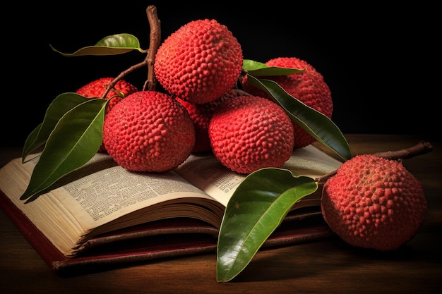 Premium Photo | Lychee fruit with a recipe book open to lychee inspired ... Premium Photo | Lychee fruit with a recipe book open to lychee inspired ...