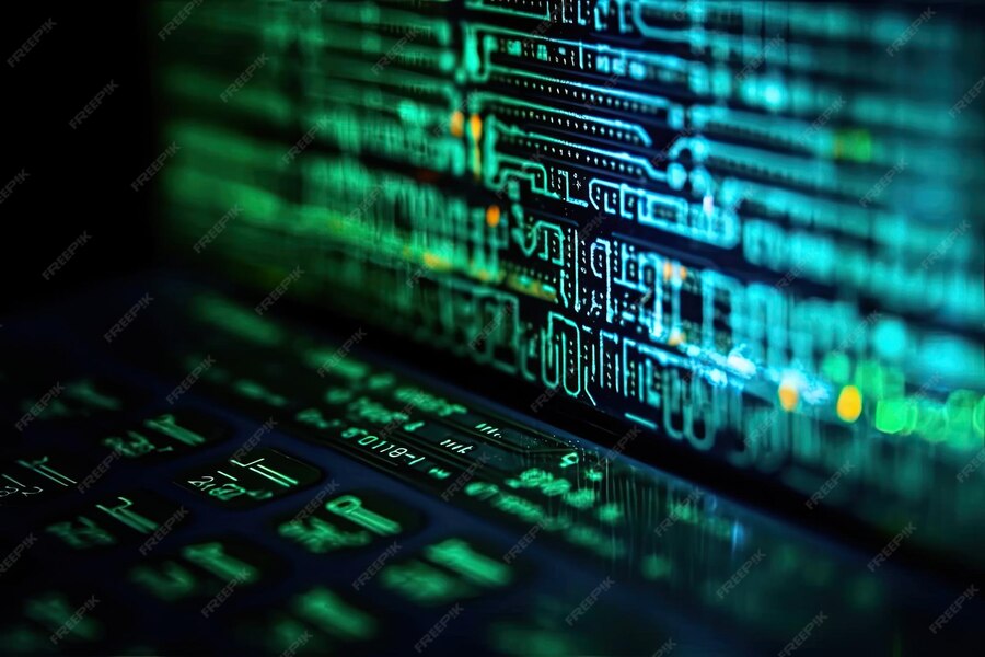 Premium Ai Image Macro Image Of A Computer Screen With The Source Code Of A Program Highlighted