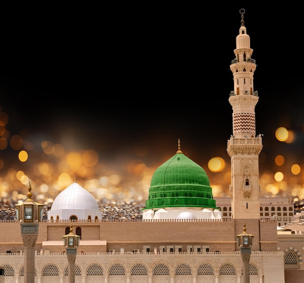 Madinah Masjid Al Nabawi Nabawi Mosque Mosque Of The Prophet In Medina