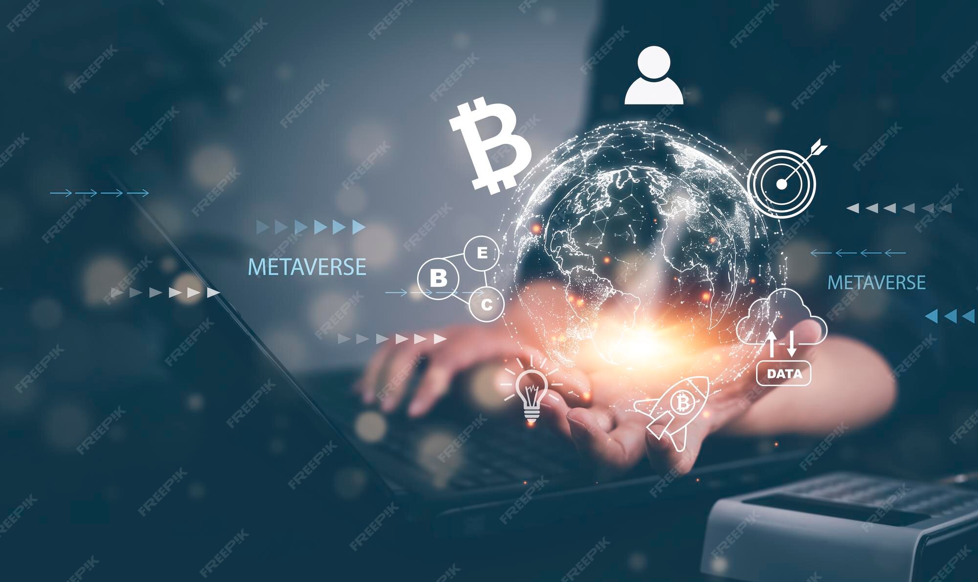 Premium Photo Man Touching Connect To Data Information On The Cloud Computing Technology