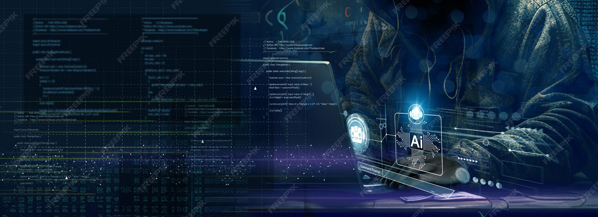 Premium Photo Man Using Technology Smart Robot Ai Artificial Intelligence By Enter Command