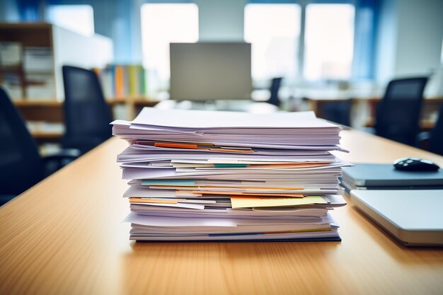 Premium AI Image | Managing Documents and Technology Generative By Ai Premium AI Image | Managing Documents and Technology Generative By Ai
