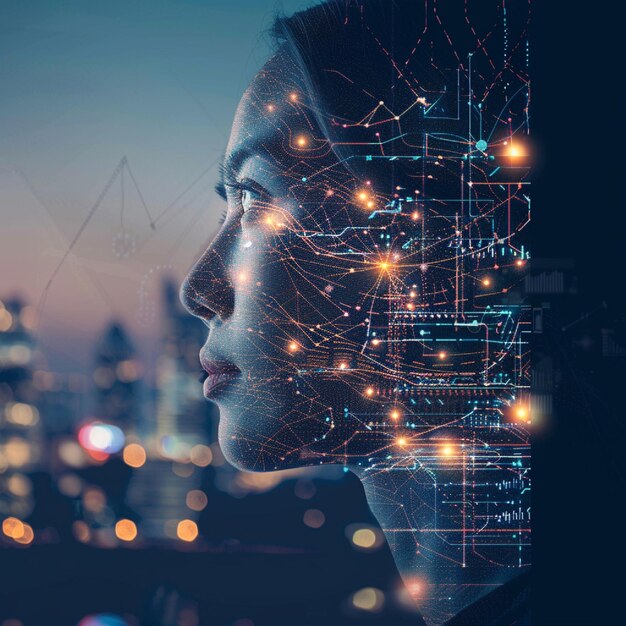 A marketer using AI tools to create personalized content | Premium AI ... A marketer using AI tools to create personalized content | Premium AI ...