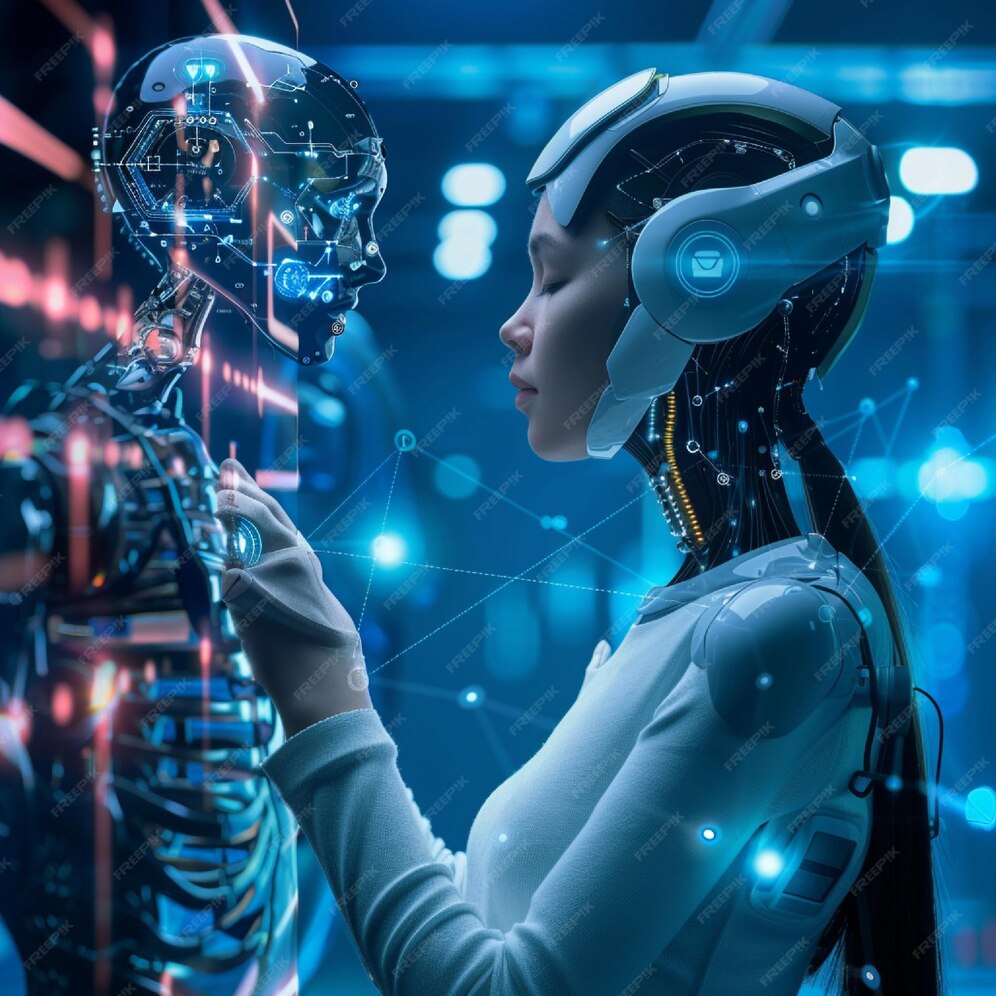 Premium Photo | A marketer using AI tools to predict trends Premium Photo | A marketer using AI tools to predict trends