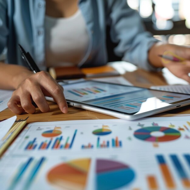 A marketer using predictive analytics to forecast campaign performance ... A marketer using predictive analytics to forecast campaign performance ...