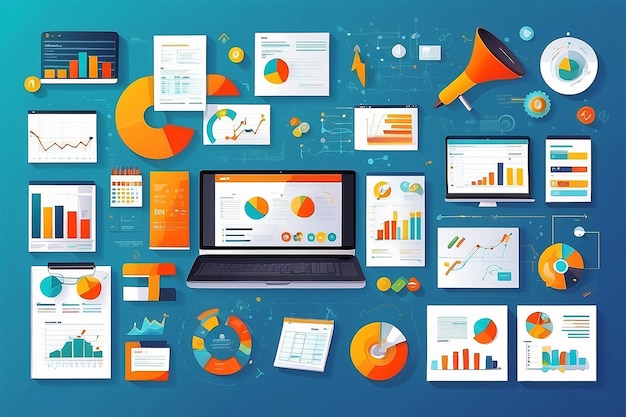 Premium AI Image | Marketing accounting concept Finance management ... Premium AI Image | Marketing accounting concept Finance management ...