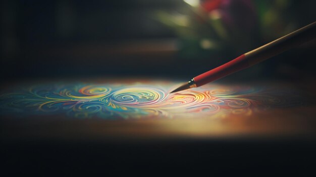 Premium AI Image | Mastering the Art of Calligraphy Premium AI Image | Mastering the Art of Calligraphy