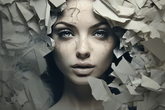 Premium AI Image | Mastering the Art of the Paper Effect in Photoshop A ... Premium AI Image | Mastering the Art of the Paper Effect in Photoshop A ...