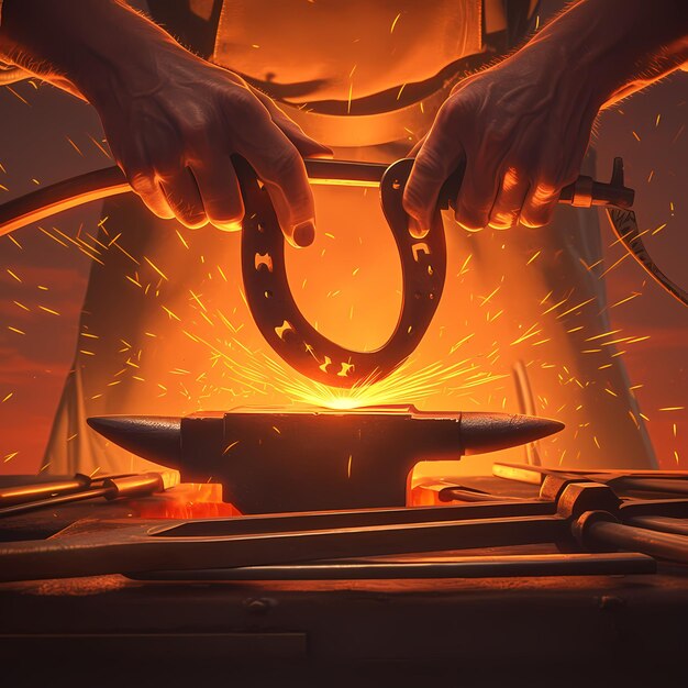 Premium Photo | Mastering the Craft The Art of Blacksmithing Premium Photo | Mastering the Craft The Art of Blacksmithing