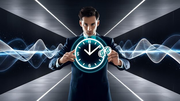 Premium Photo | Mastering Time The Key to Business Efficiency Premium Photo | Mastering Time The Key to Business Efficiency