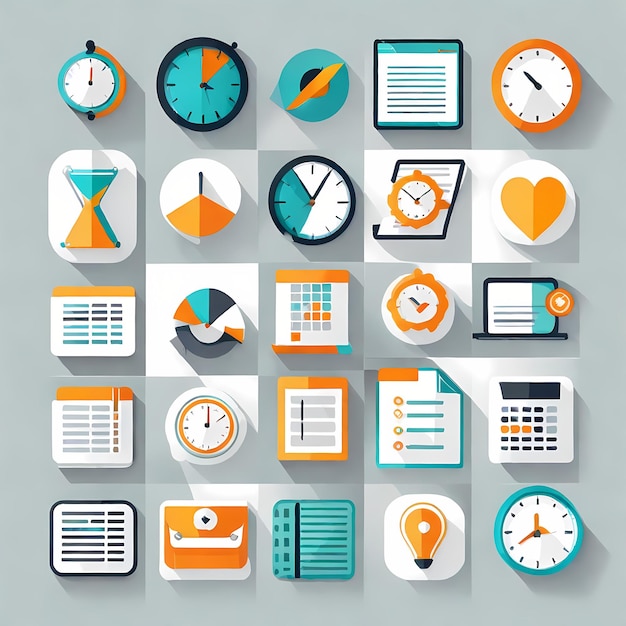 Premium AI Image | Mastering Time Management Premium AI Image | Mastering Time Management