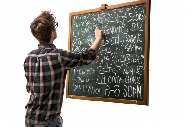 Premium Photo | Mathematician Writing Complex Equations on Blackboard Premium Photo | Mathematician Writing Complex Equations on Blackboard